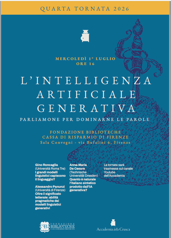 Prof. Dr. Anna-Maria De Cesare bei der Accademia della Crusca: Vortrag ...