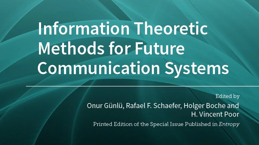 Buchveröffentlichung — Professur für Informationstheorie und maschinelles Lernen — TU Dresden